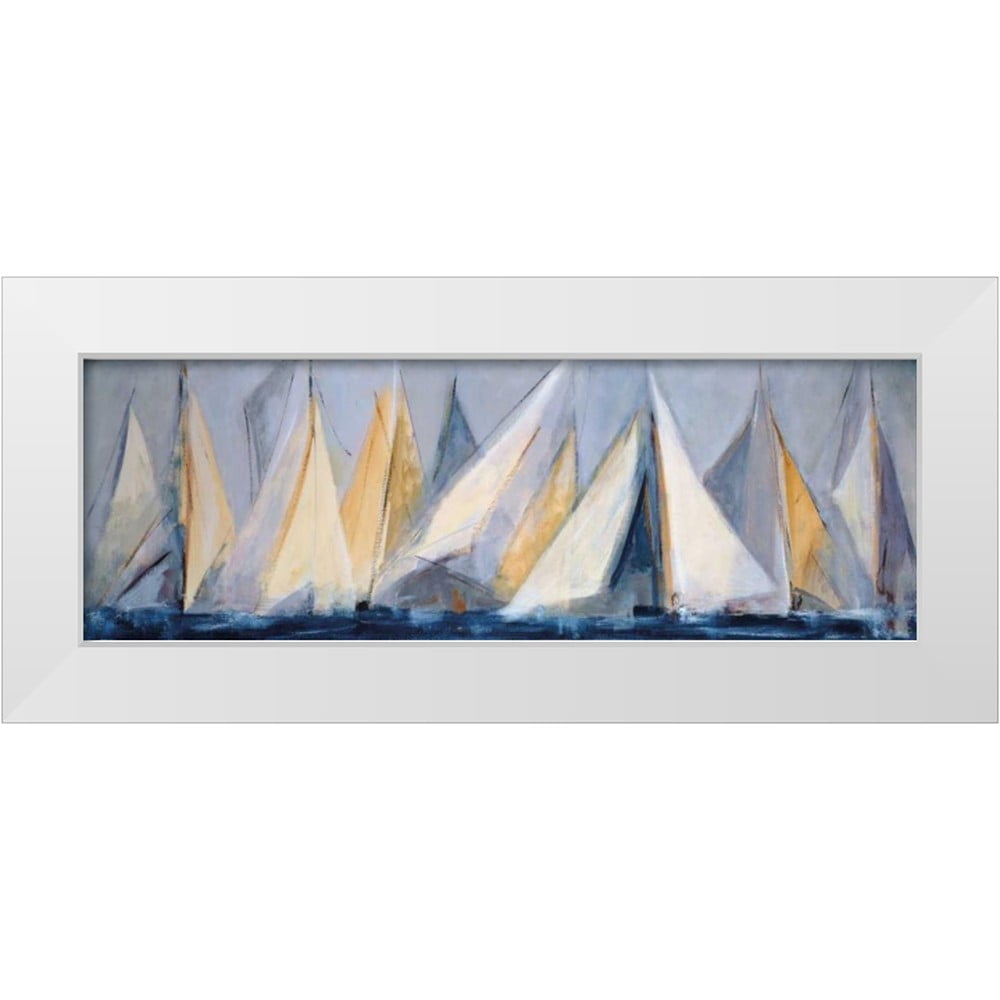 Torres, Maria Antonia 14x7 White Modern Wood Framed Museum Art Print ...