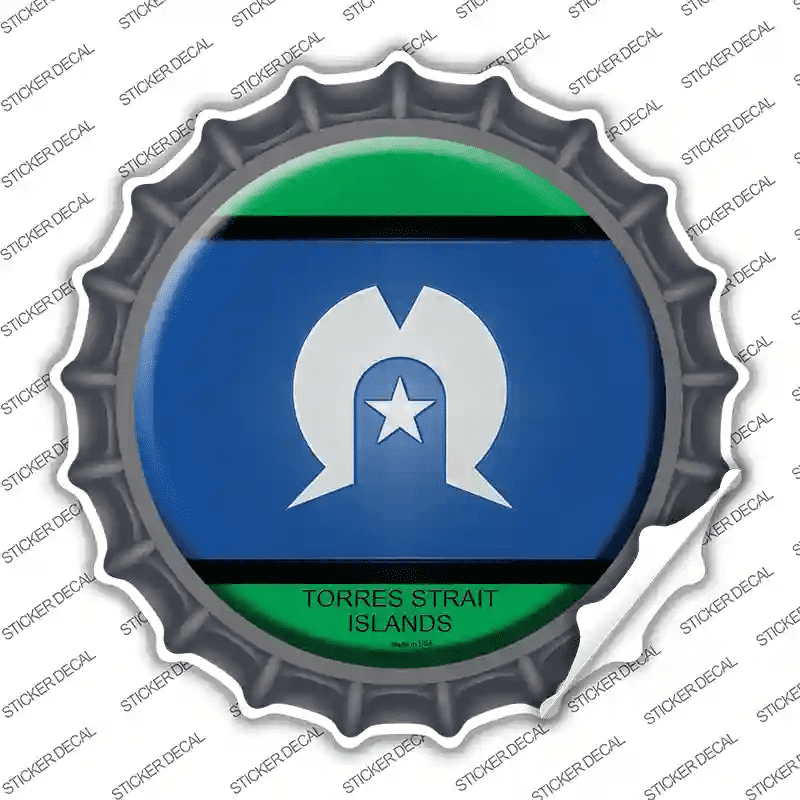 Torres Strait Islands Novelty Bottle Cap Sticker DecalX-Large - Walmart.com