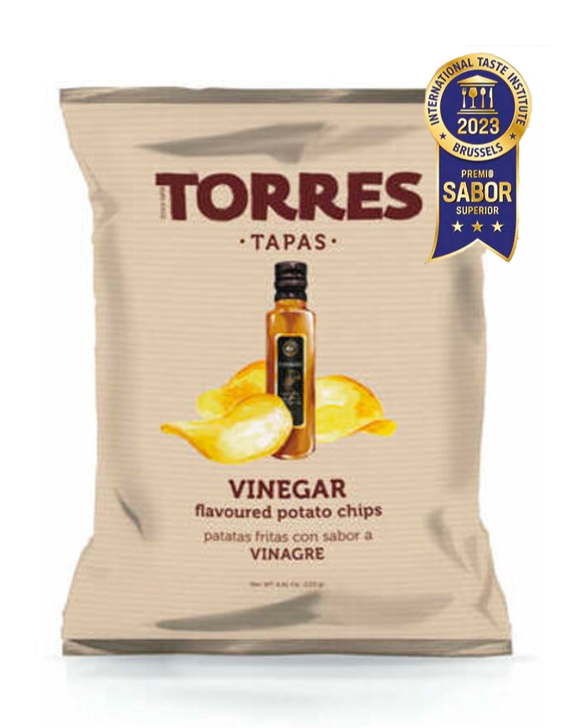 Torres Vinegar Flavor Chips Gourmet Snack Case of 20 1.76 oz - Walmart.com
