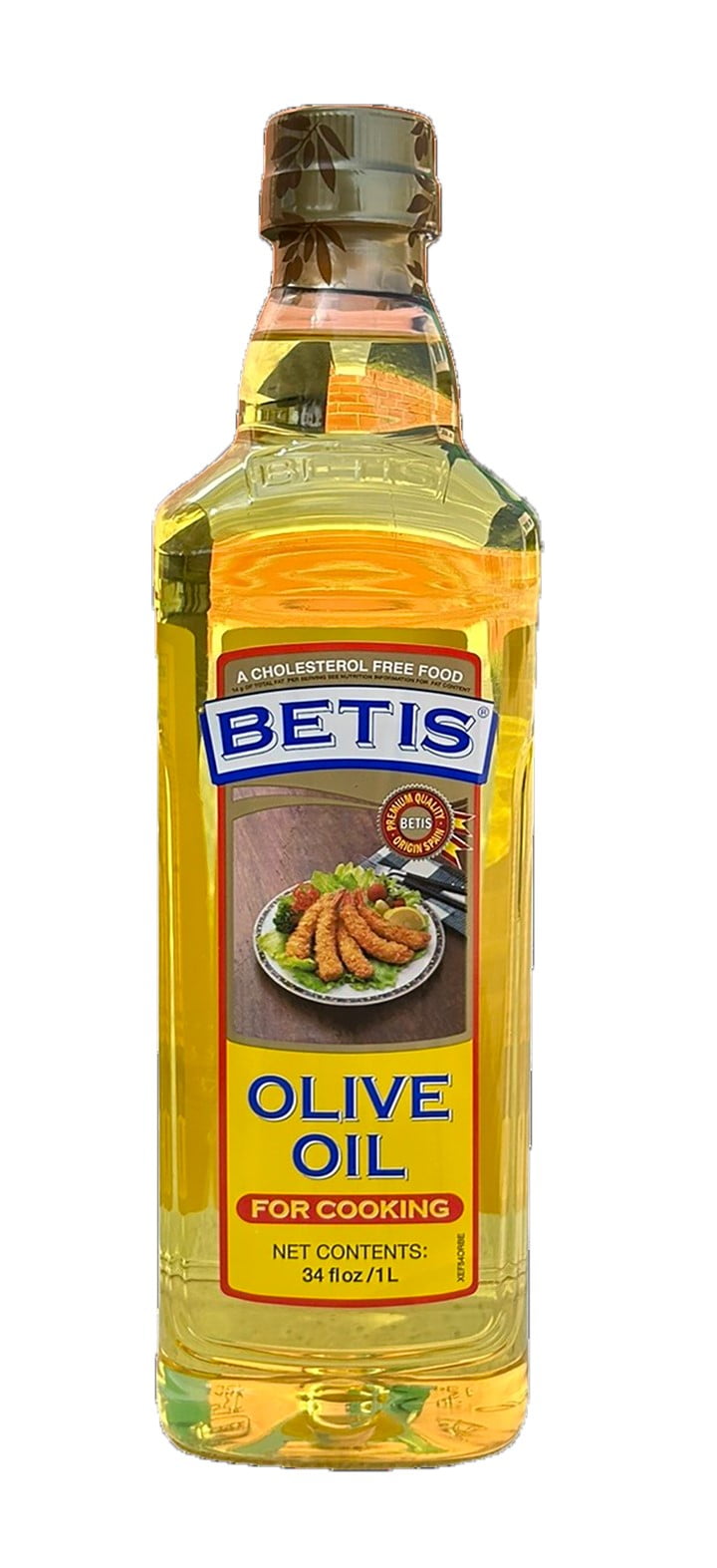 Betis Cholesterol Free Cooking Olive Oil, 34 fl oz - Walmart.com