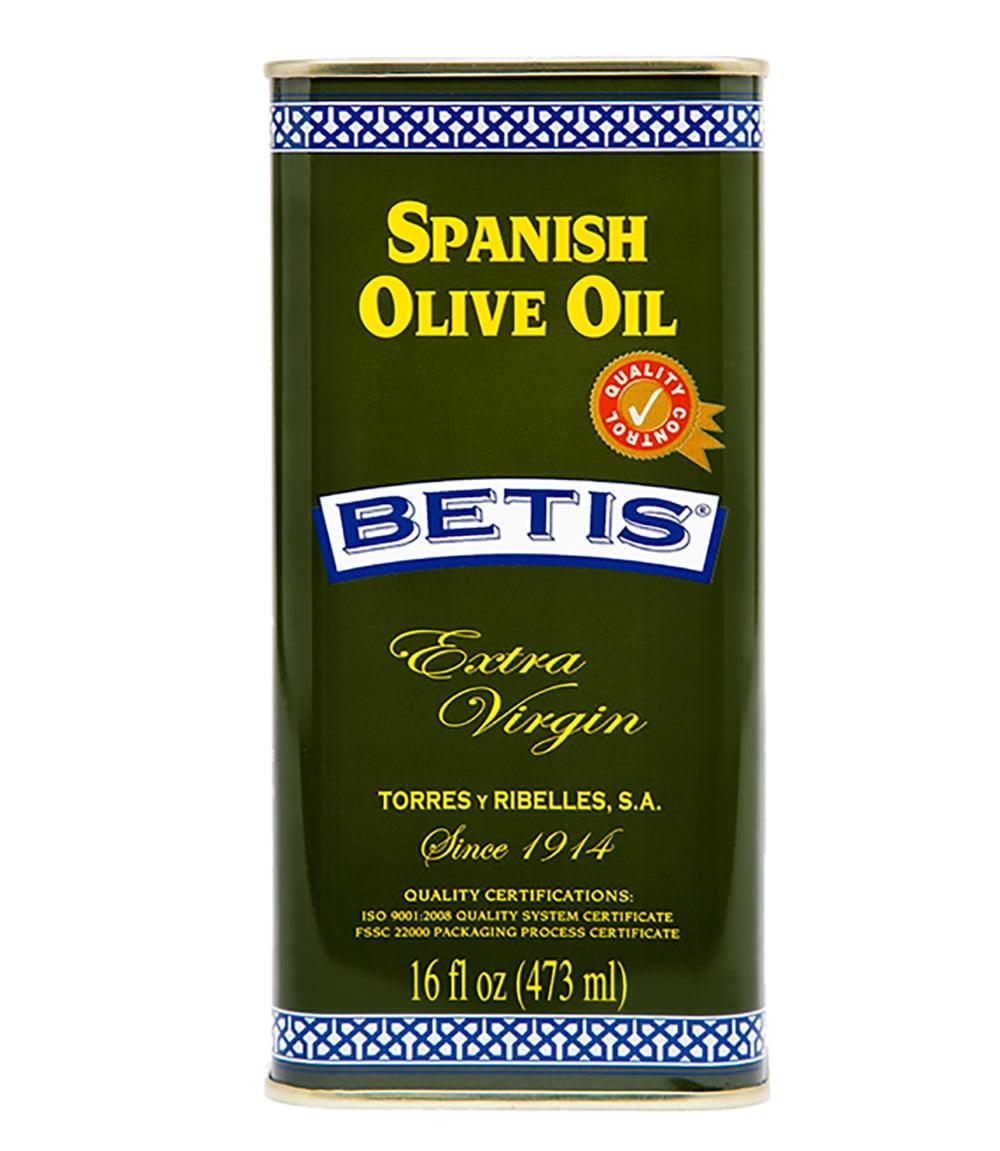 Torres and Ribelles, S.A. Betis Spanish Olive Oil Extra Virgen 16oz Tin ...