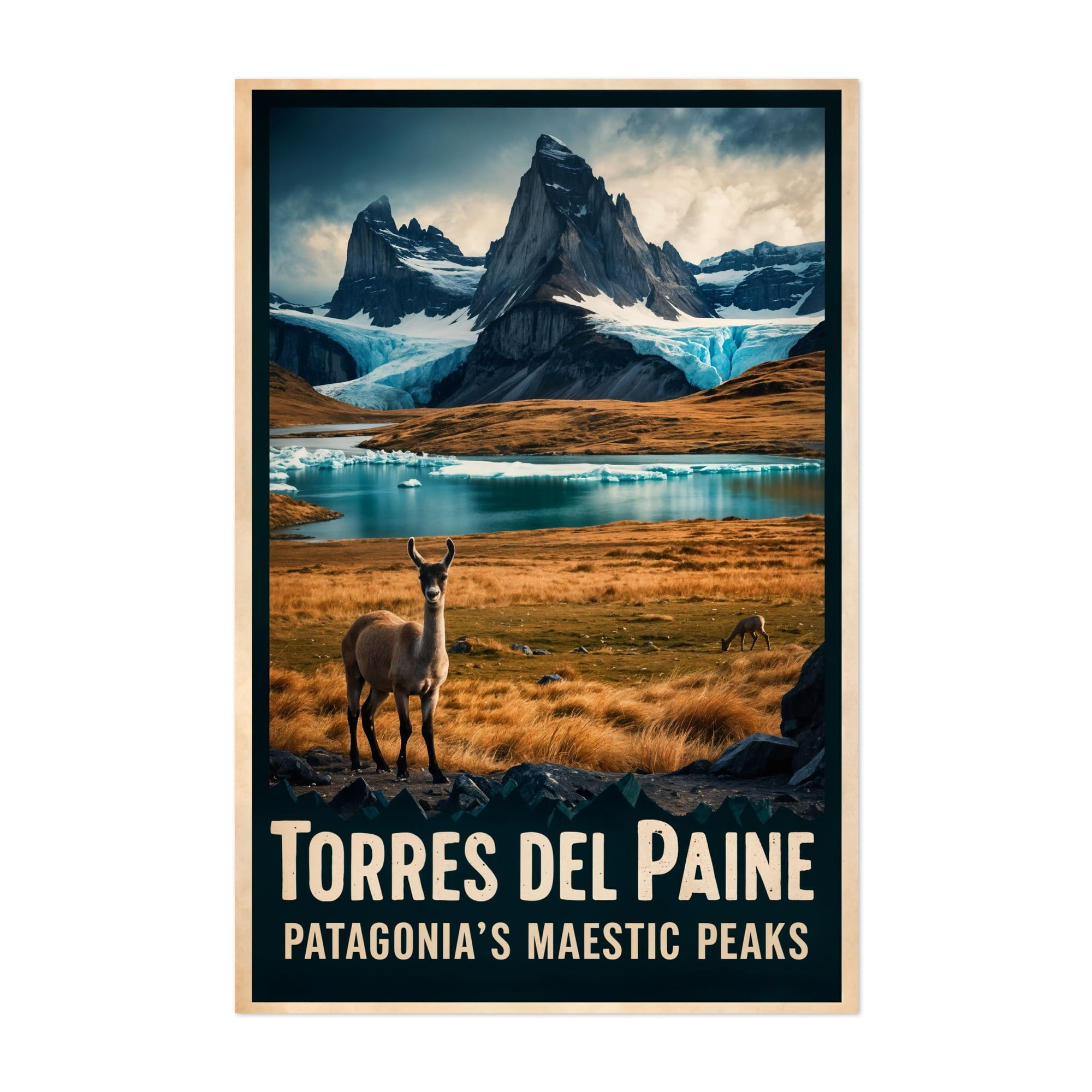 Torres del Paine Poster: Patagonia’s Majestic Peaks - Magallanes and ...