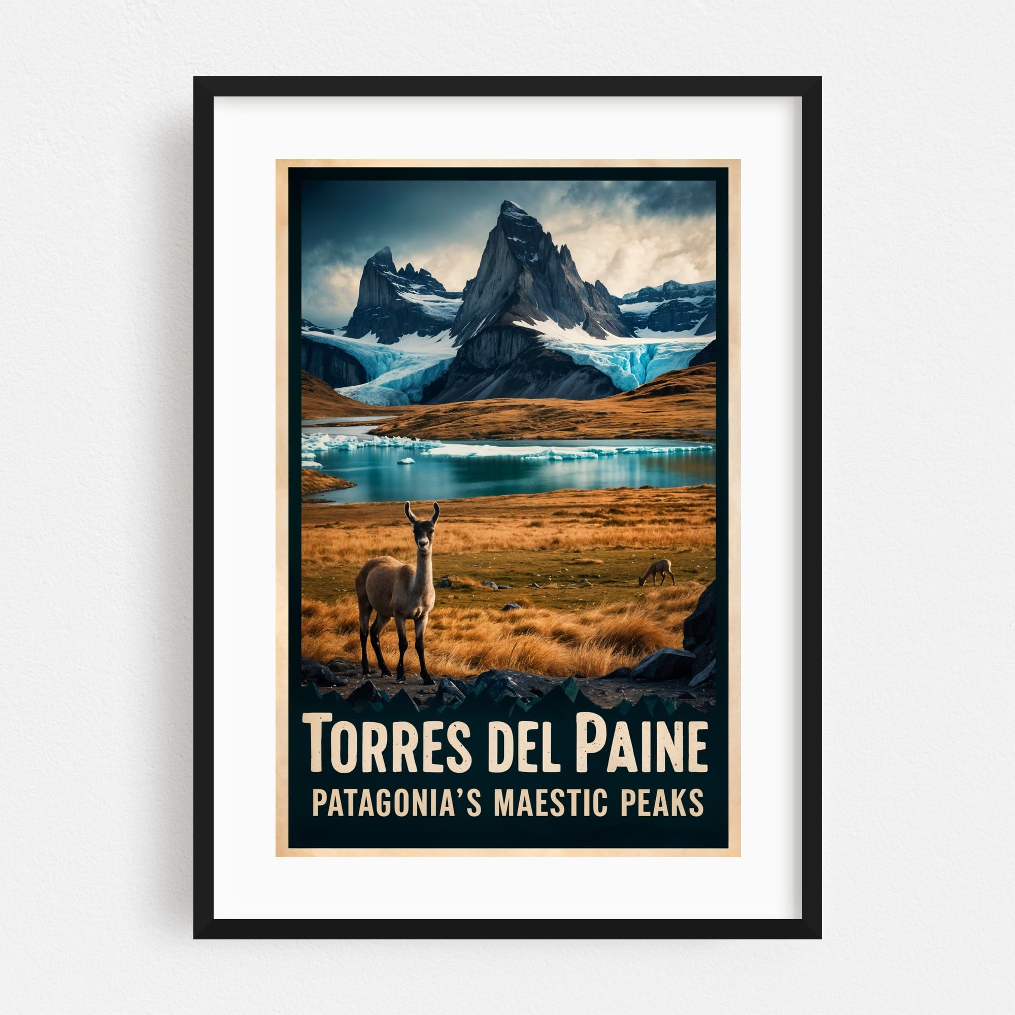 Torres del Paine Poster: Patagonia’s Majestic Peaks - Magallanes and ...