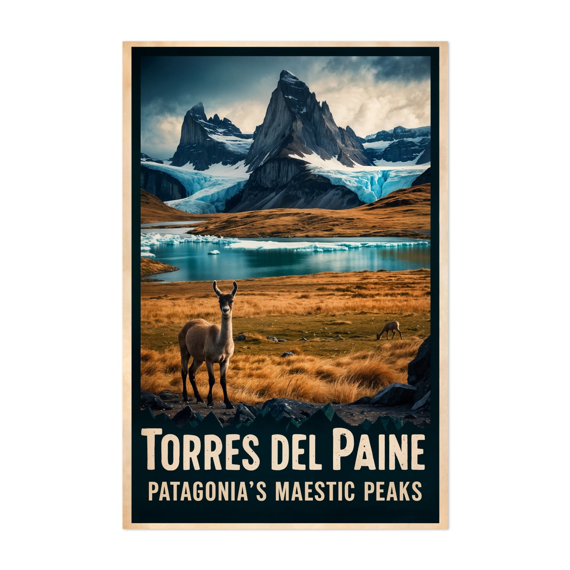 Torres del Paine Poster: Patagonia’s Majestic Peaks - Magallanes and ...
