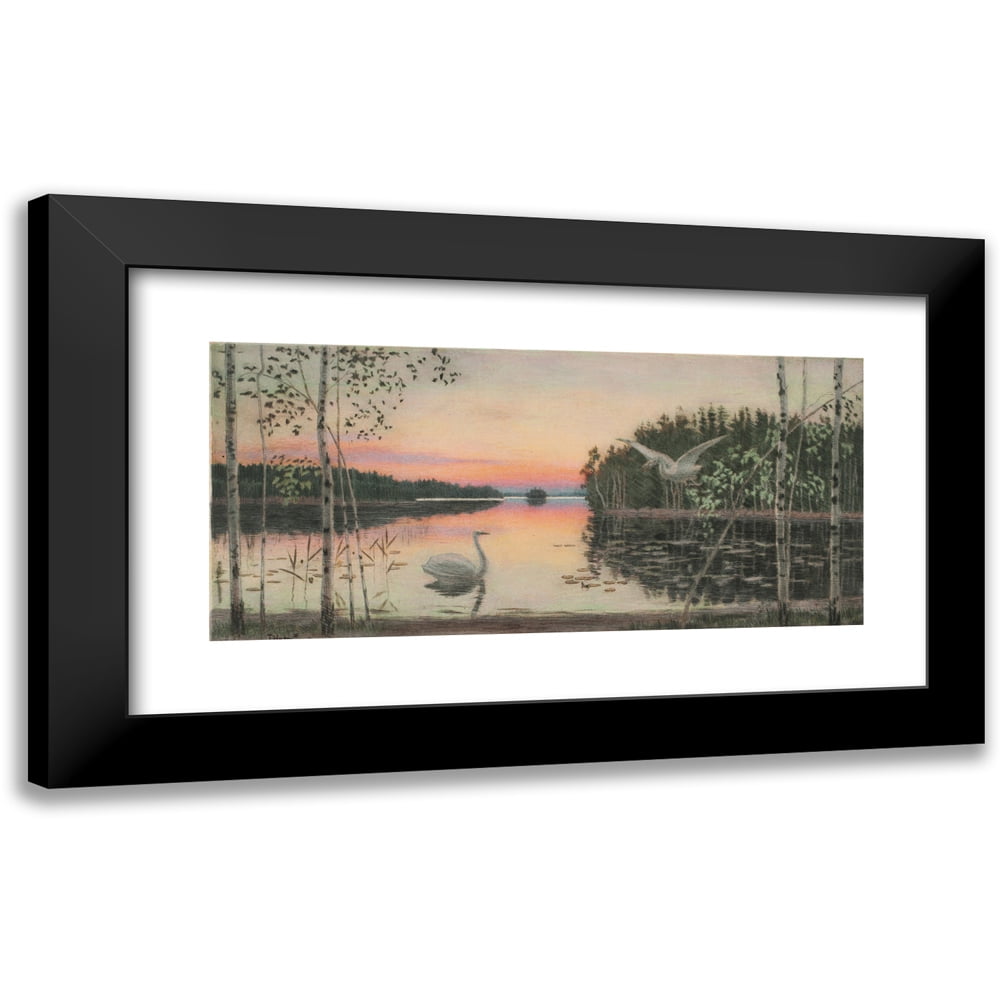 Torsten Wasastjerna 24x13 Black Modern Framed Museum Art Print Titled ...
