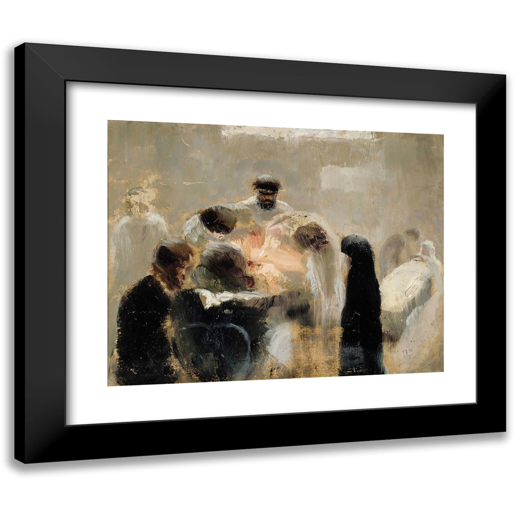 Torsten Wasastjerna 24x20 Black Modern Framed Museum Art Print Titled ...
