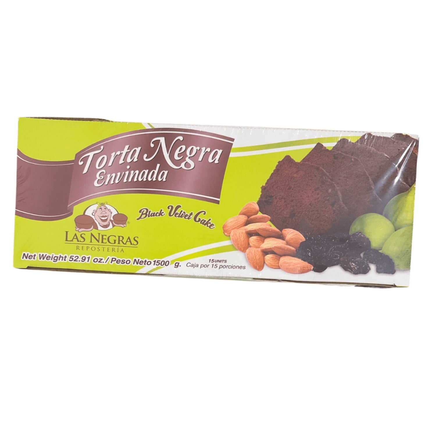 Torta Negra Envinada Las Negras - 15 Pack Individually Wrapped - 52.91 ...