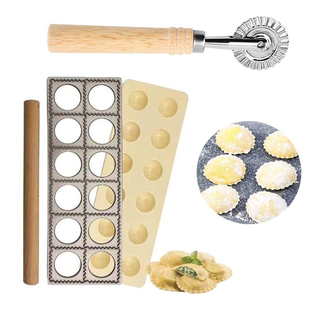 Tortellini Maker Press Mold Rolling Pin Set Professional Pasta Making ...