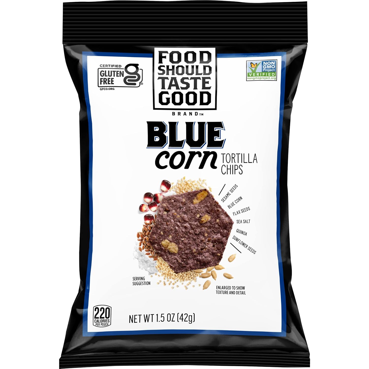 Tortilla Chips, 1.5oz, Pack of 24 (Blue Corn) - Walmart.com