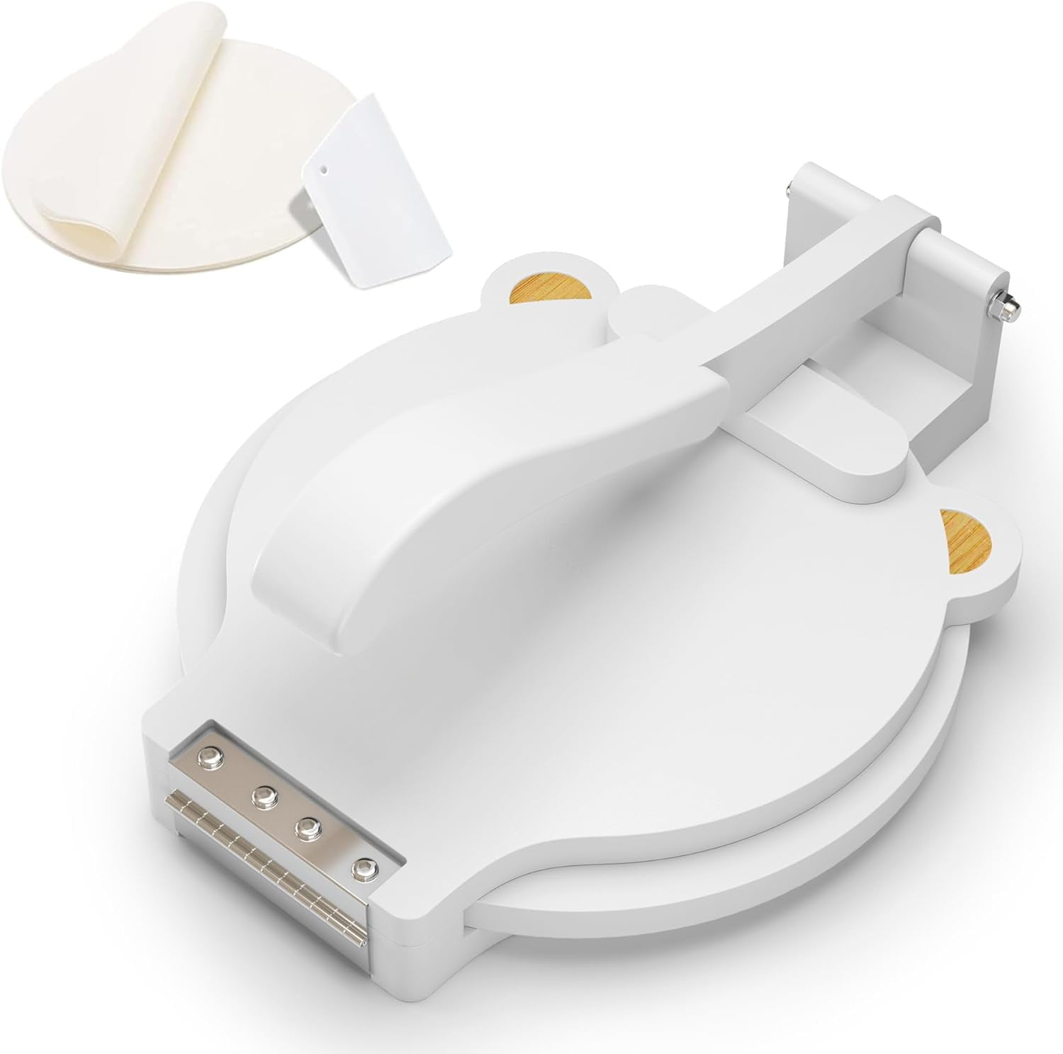 Tortilla Press 10 Inch - Quesadilla & Maker,Press Wood with Parchment ...