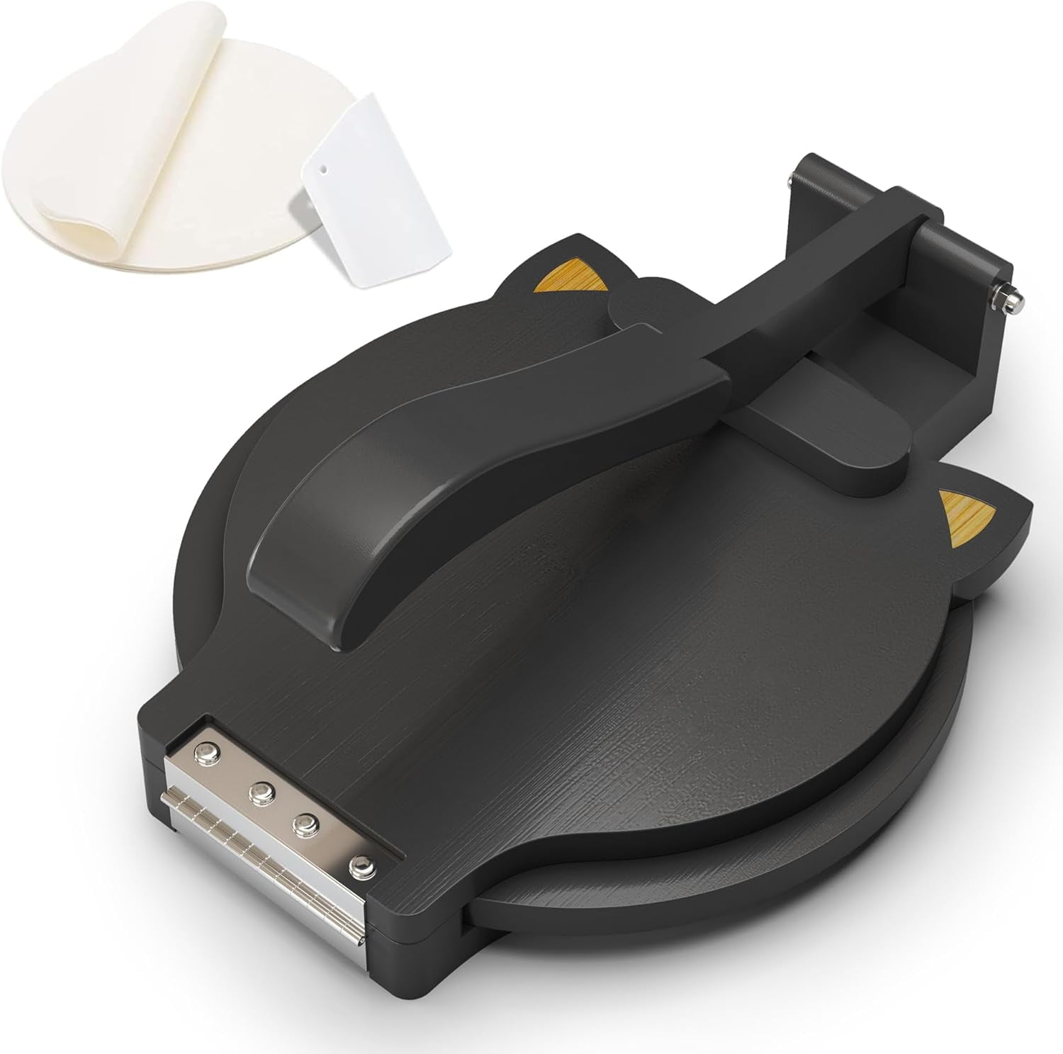 Tortilla Press 10 Inch - Quesadilla & Maker,Press Wood with Parchment ...