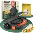 Tortilla Press 12 Inch Cast Iron - Extra Large, Heavy Duty 12 Inch ...