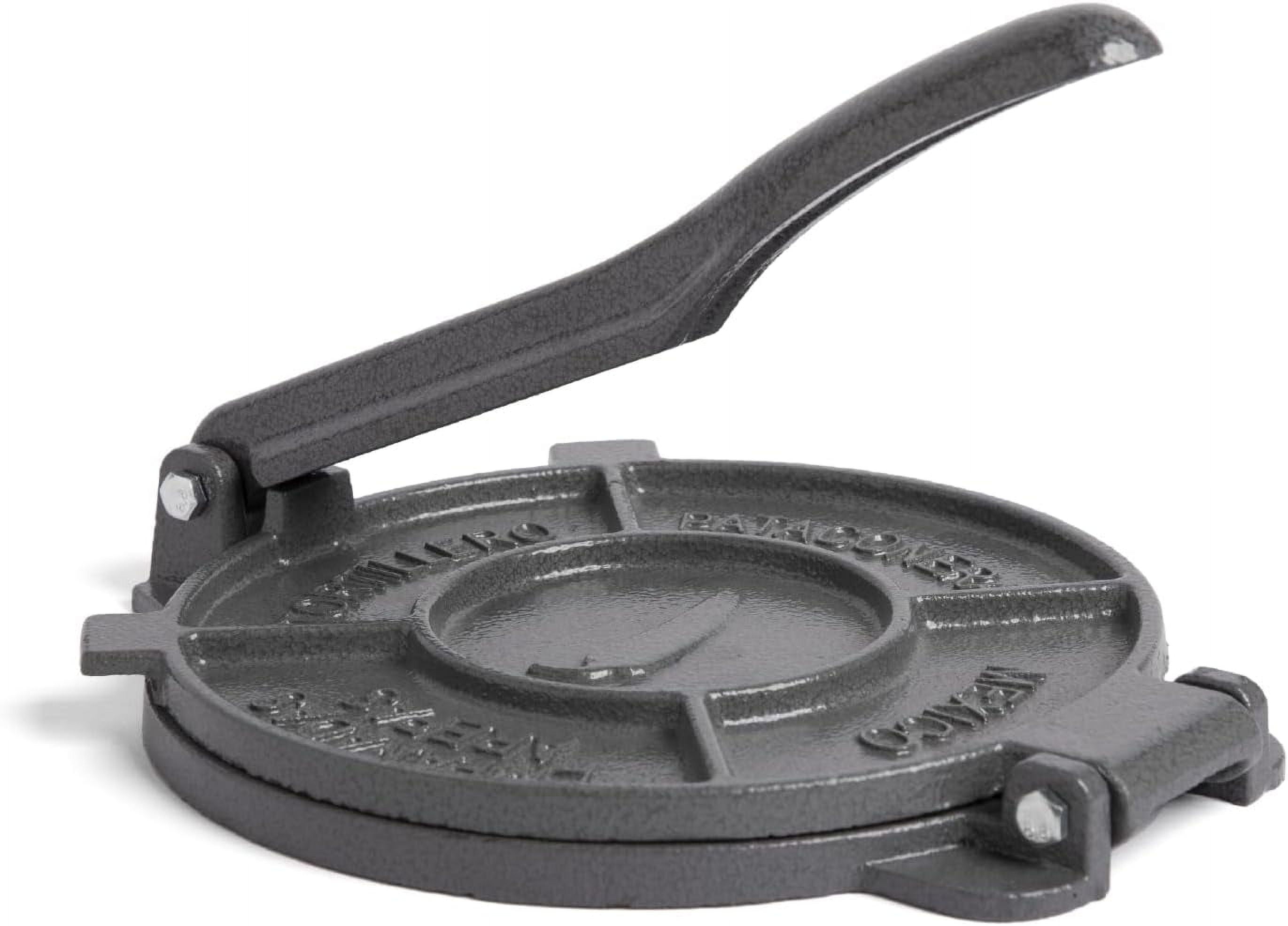 Tortilla Press – 8 Inch Cast Iron Quesadilla Maker – Heavy Duty ...