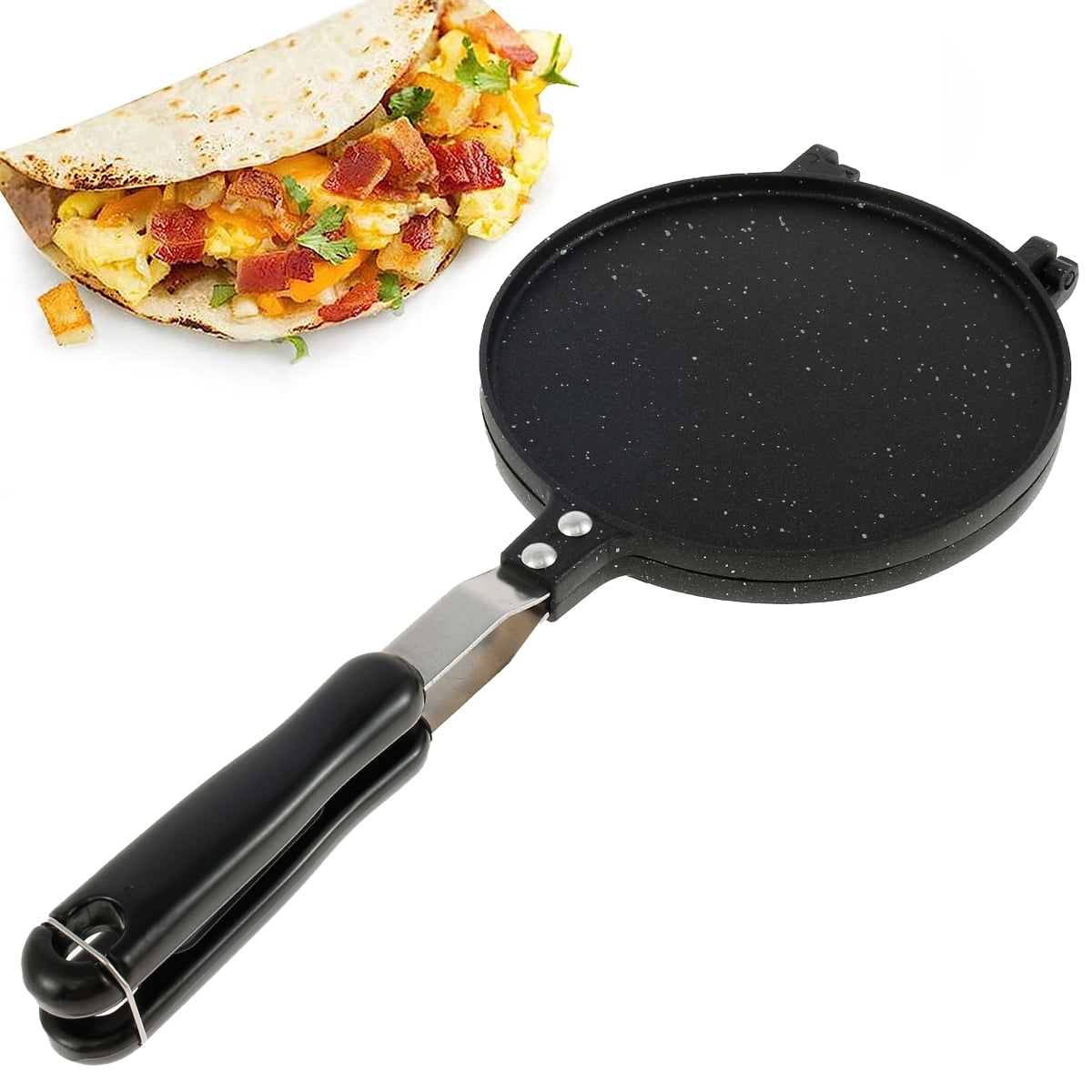 Tortilla Press Pan Non-Stick Flour Tortilla Press with Bakelite Handle ...