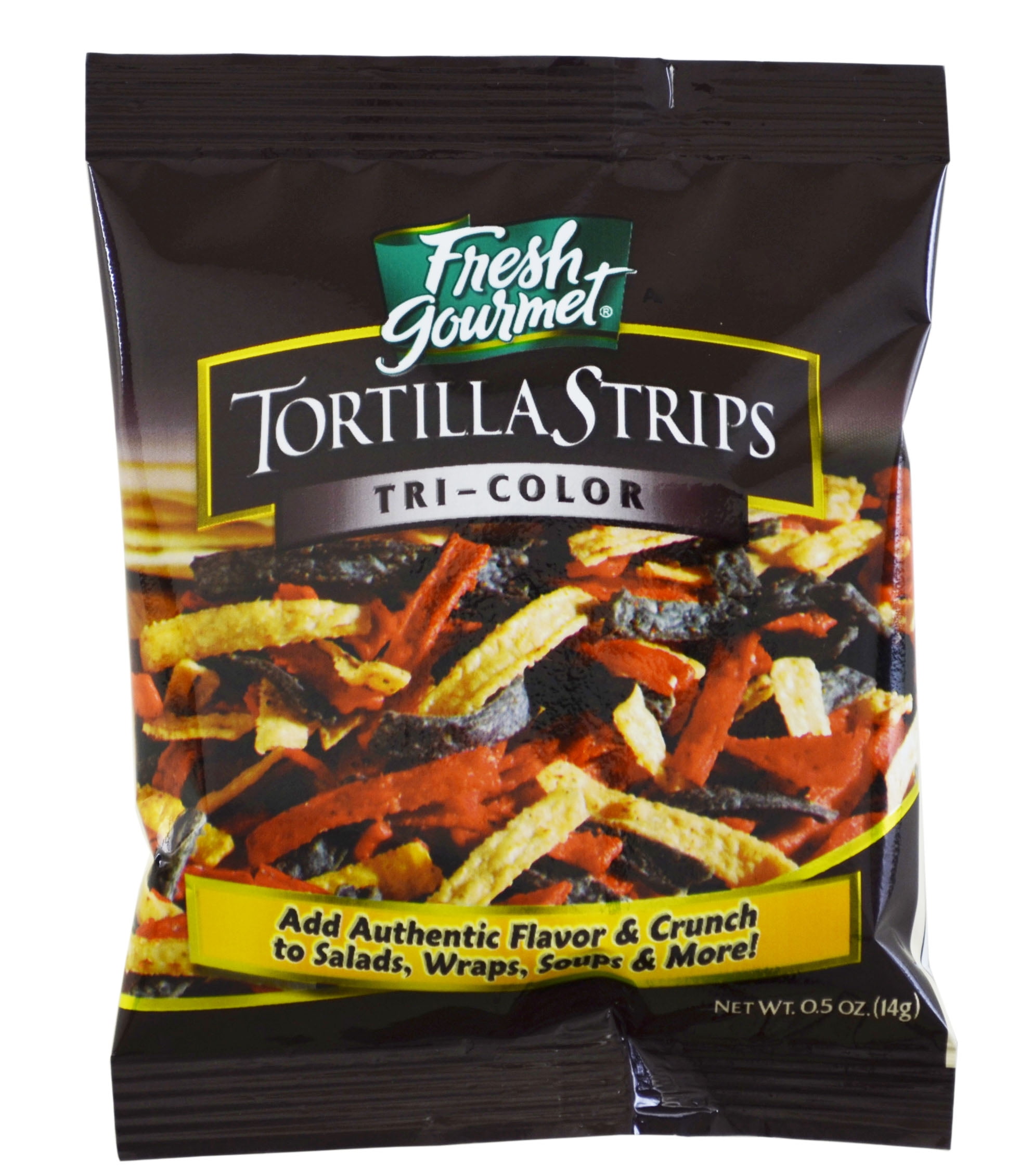Tortilla Strips Tri-Color, .5 Ounce (100 Pack) - Walmart.com