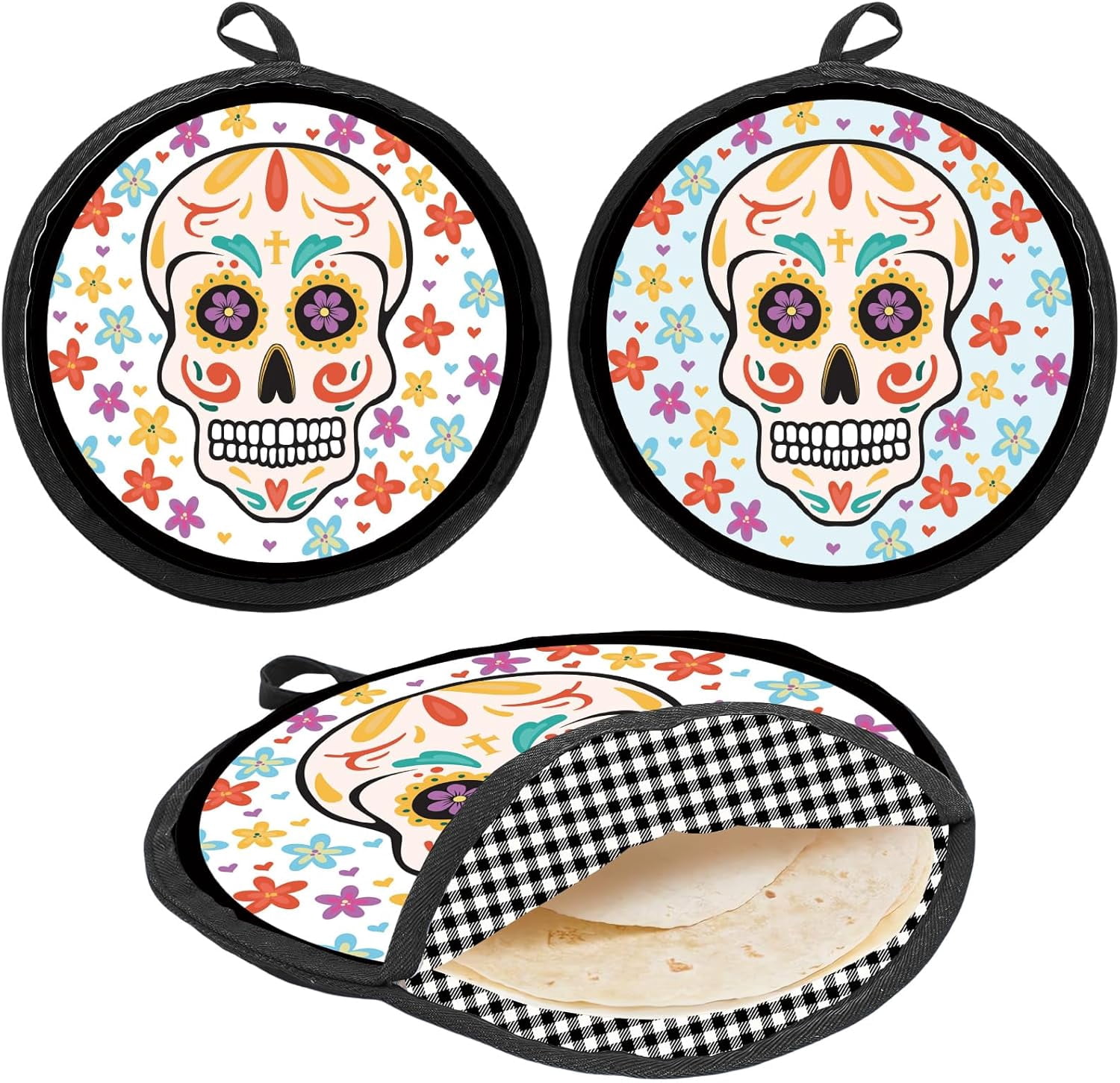 Tortilla Warmer Pouch 12 Inch Insulated Cloth Pouch for Tortilla ...