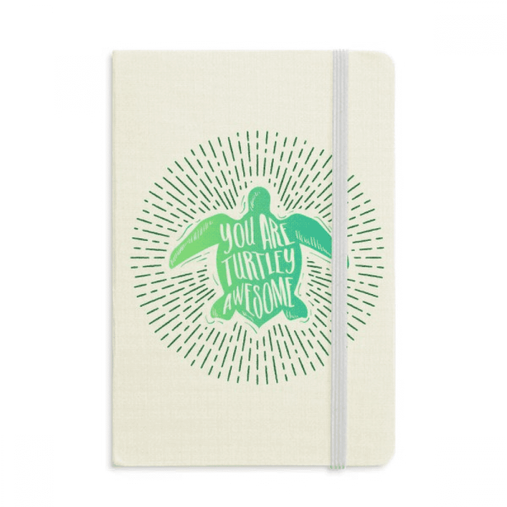Tortoise Body Encouragement Support Notebook Official Fabric Hard Cover ...