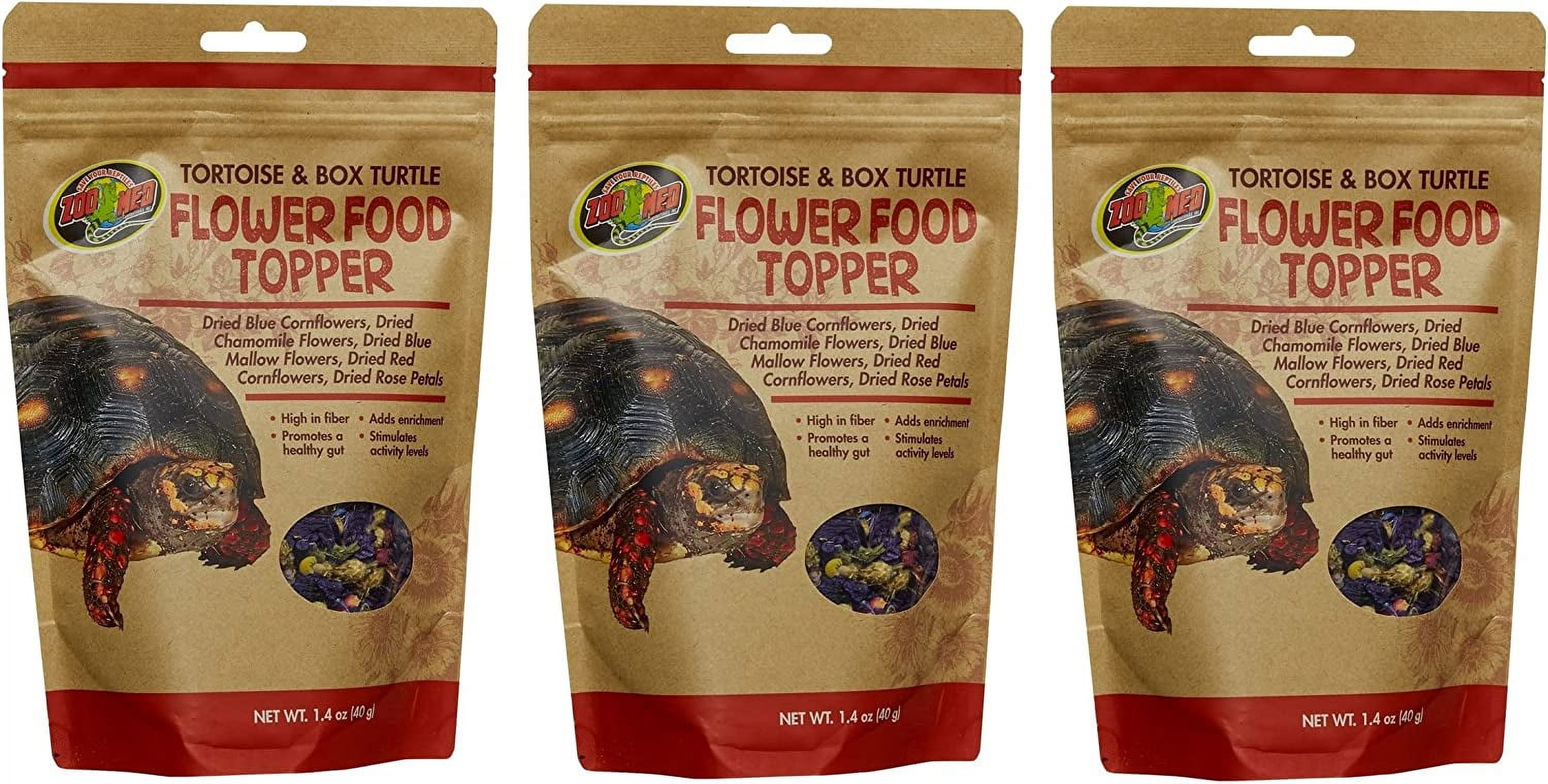 Tortoise & Box Turtle Flower Food Topper 1.4 oz - Pack of 33 - Walmart.com