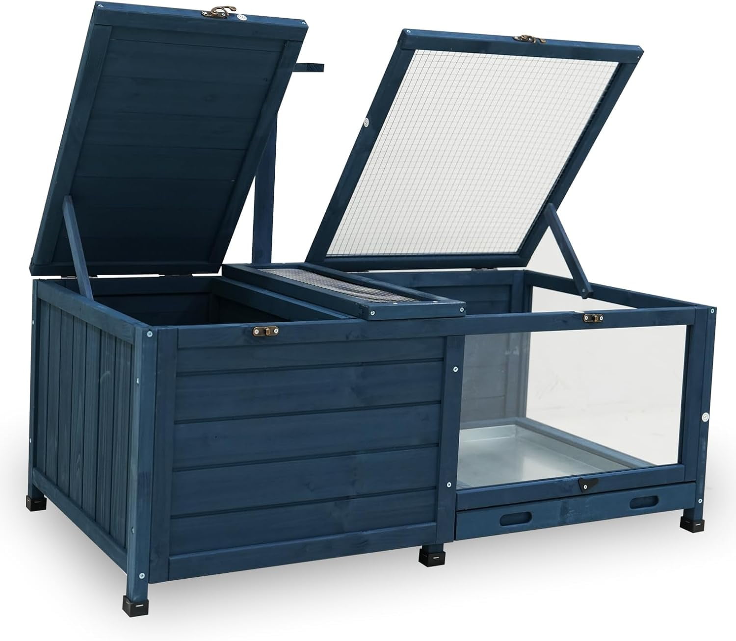 Tortoise Enclosure Tortoise Habitat Wooden Tortoise House w/Removable ...