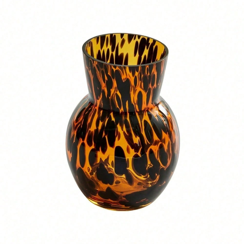 Tortoise Glass Vase, 7'', Brown - Walmart.com
