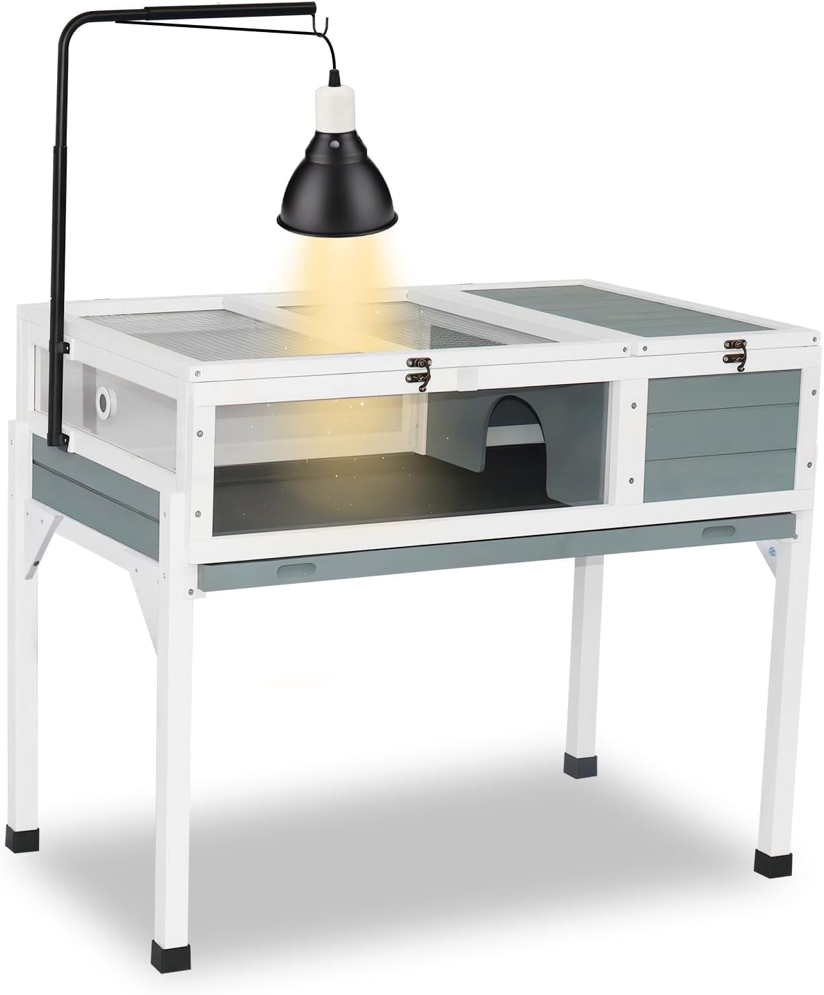 Tortoise Habitat Turtle Enclosure Indoor Reptile House Cage for Small ...