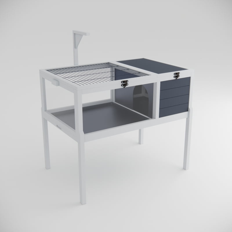 Tortoise Habitat Wooden Tortoise House Reptile Cage For Small Animals ...