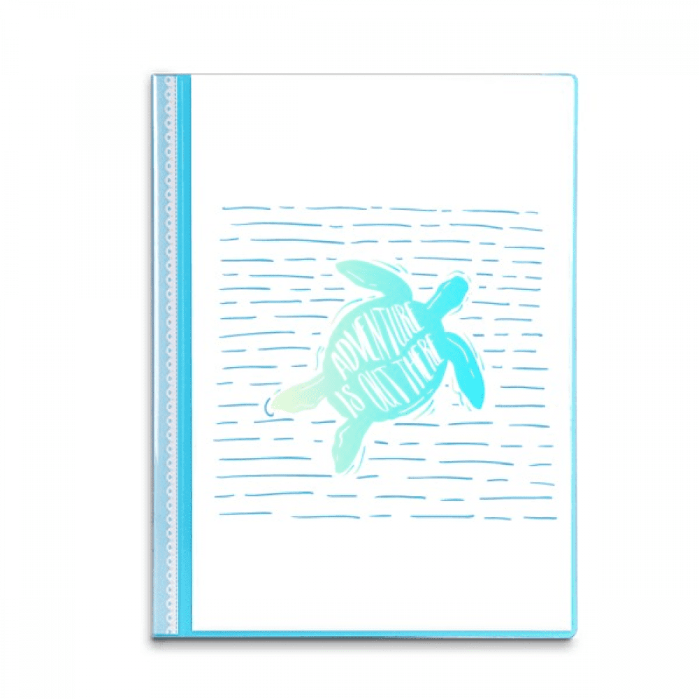 Tortoise Ocean Adventure Travel Book Sheet Protectors Portfolio Binder ...