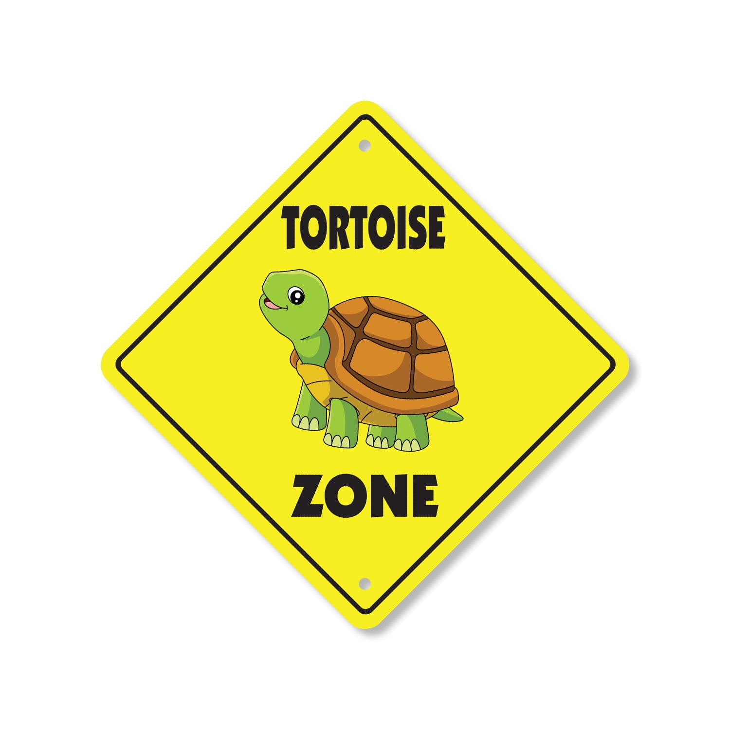 Tortoise Plastic Crossing Sign - 12 Inch X 12 Inch Xing Sign Gift ...
