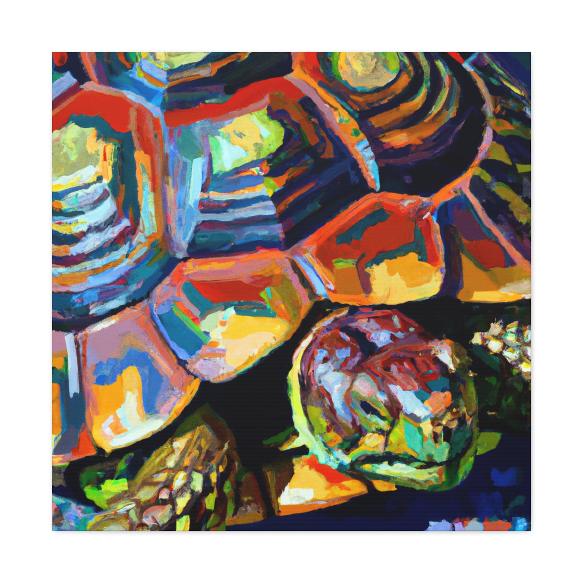 "Tortoise Shell Bloom" - Canvas - Walmart.com