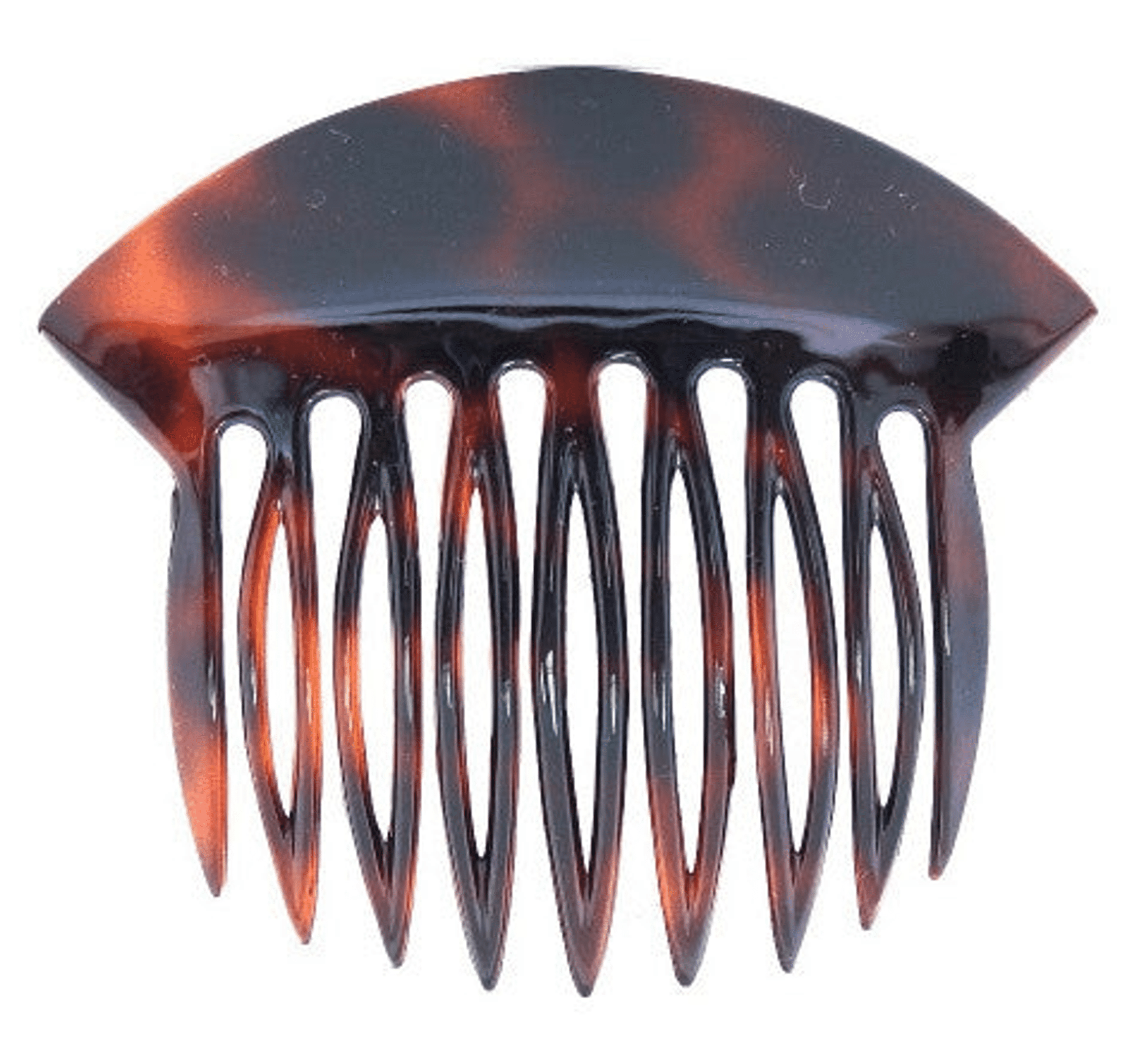 Tortoise Shell French Twist Hair Comb with Wide Rim[ ] - Walmart.com