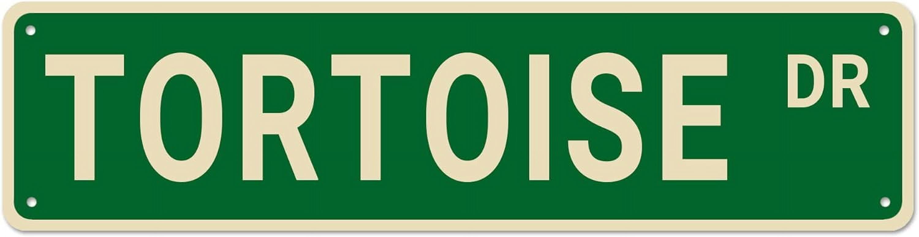 Tortoise Street Signs, Tortoise Decor Tortoise Sign Tortoise Gift, Wall ...