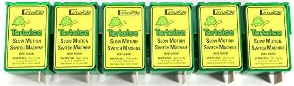 Tortoise Switch Machine Set pkg(6) Circuitron 6006 - Walmart.com