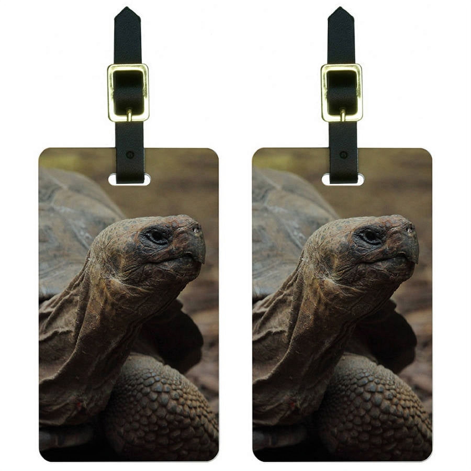Tortoise Turtle Luggage Tags Suitcase Carry-On ID, Set of 2 - Walmart.com
