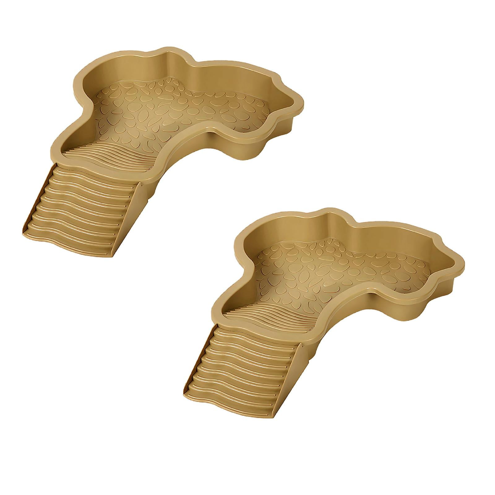 Tortoise Water Dish with Ramp Shallow Reptile Water Dish Smooth Easy ...