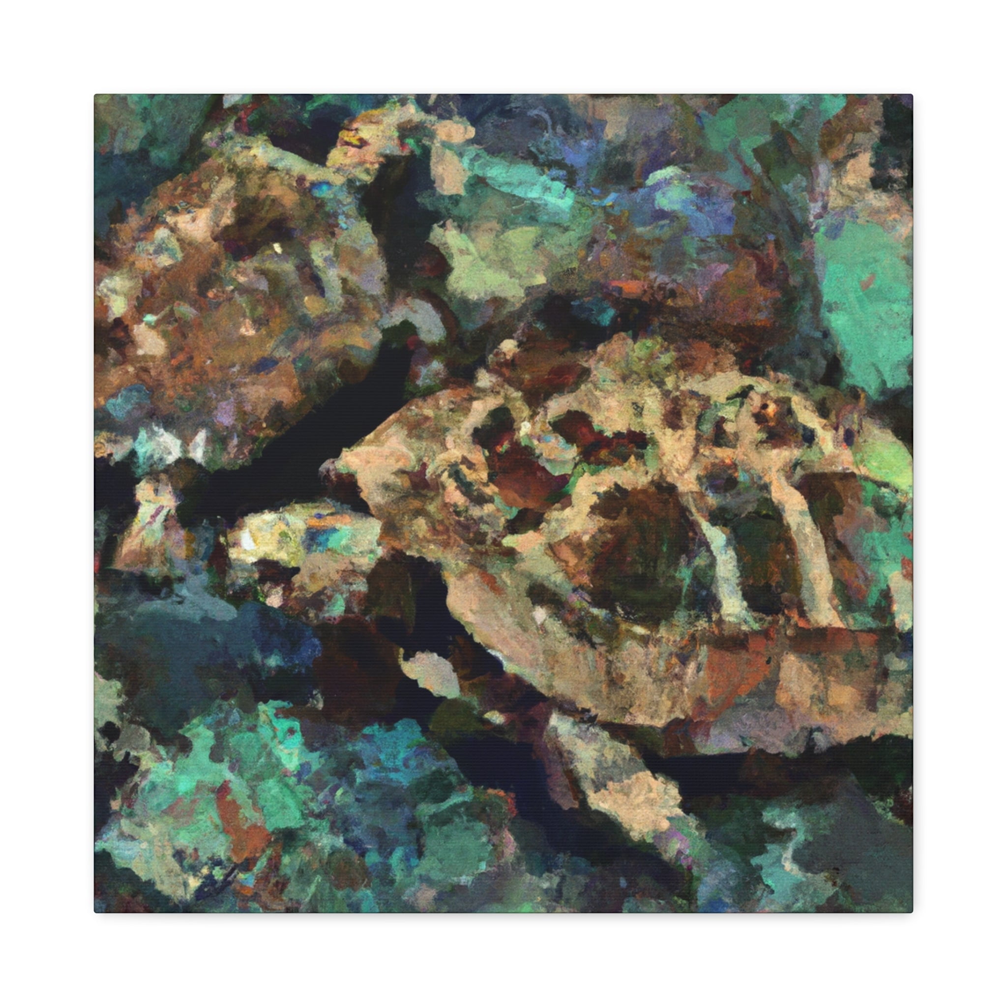 "Tortoise in Repose" - Canvas - Walmart.com