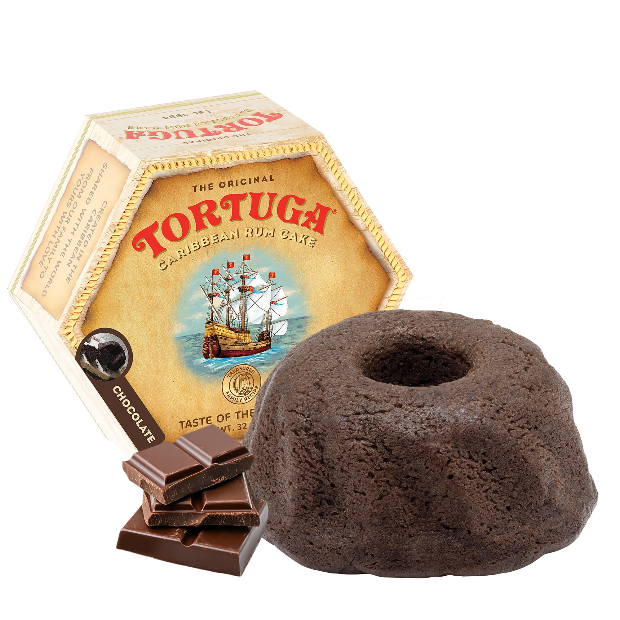 Tortuga Chocolate Original Rum Cake - Walmart.com