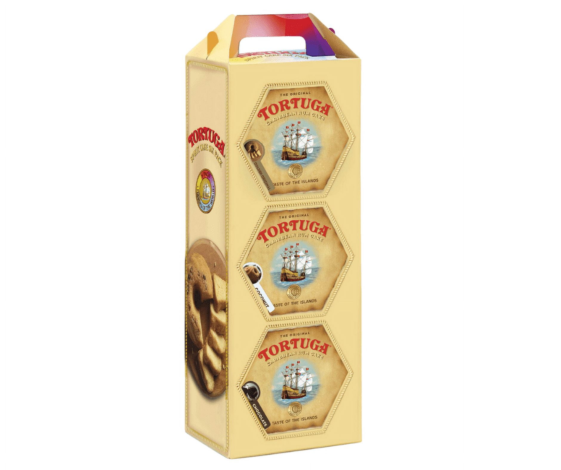 Tortuga Caribbean Six-Pack Mix, 4-Ounce Cake (Pack of 6) (Gift Pack ...