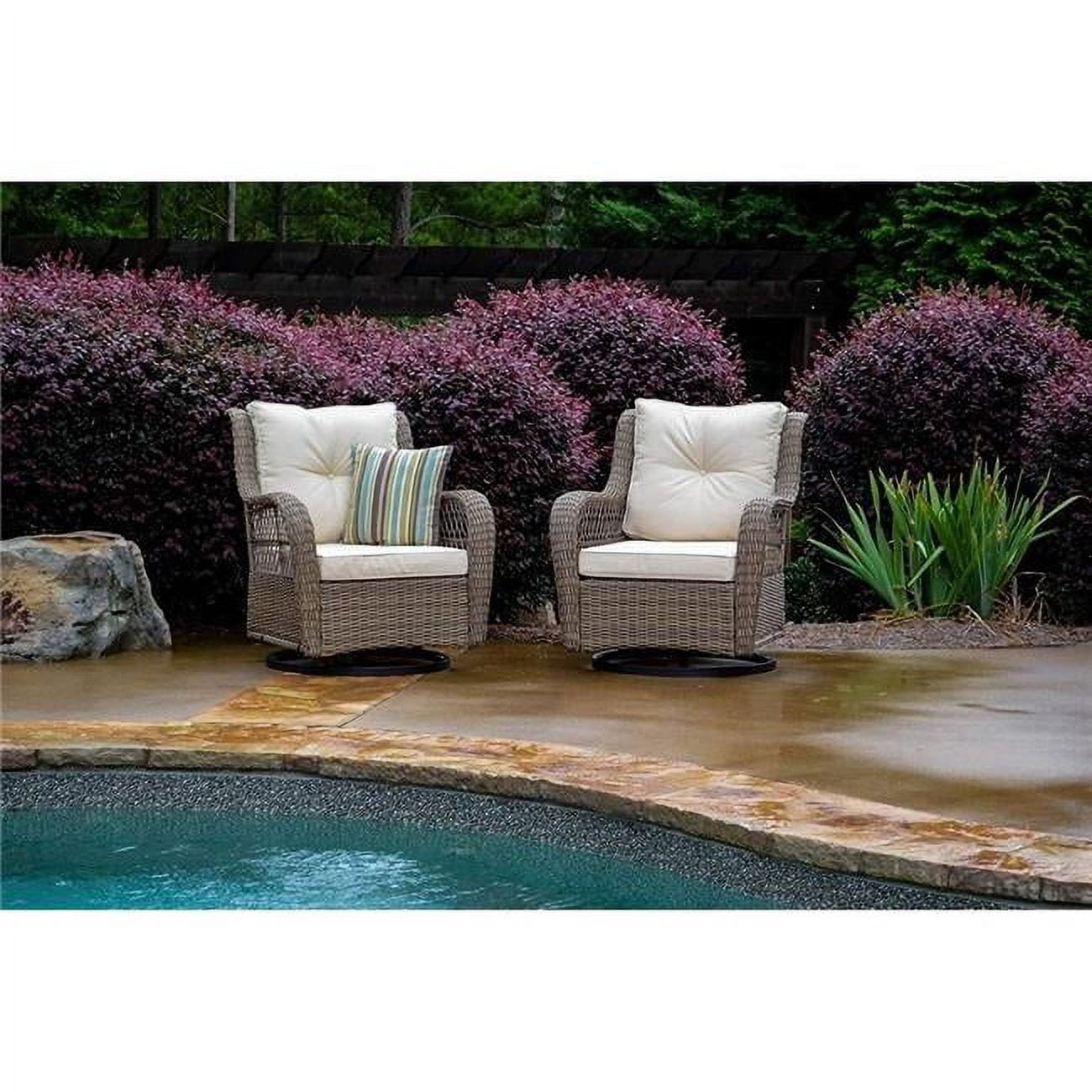 Tortuga Outdoor 2 Piece Rio Vista Chair Set, Beige & Natural - Walmart.com