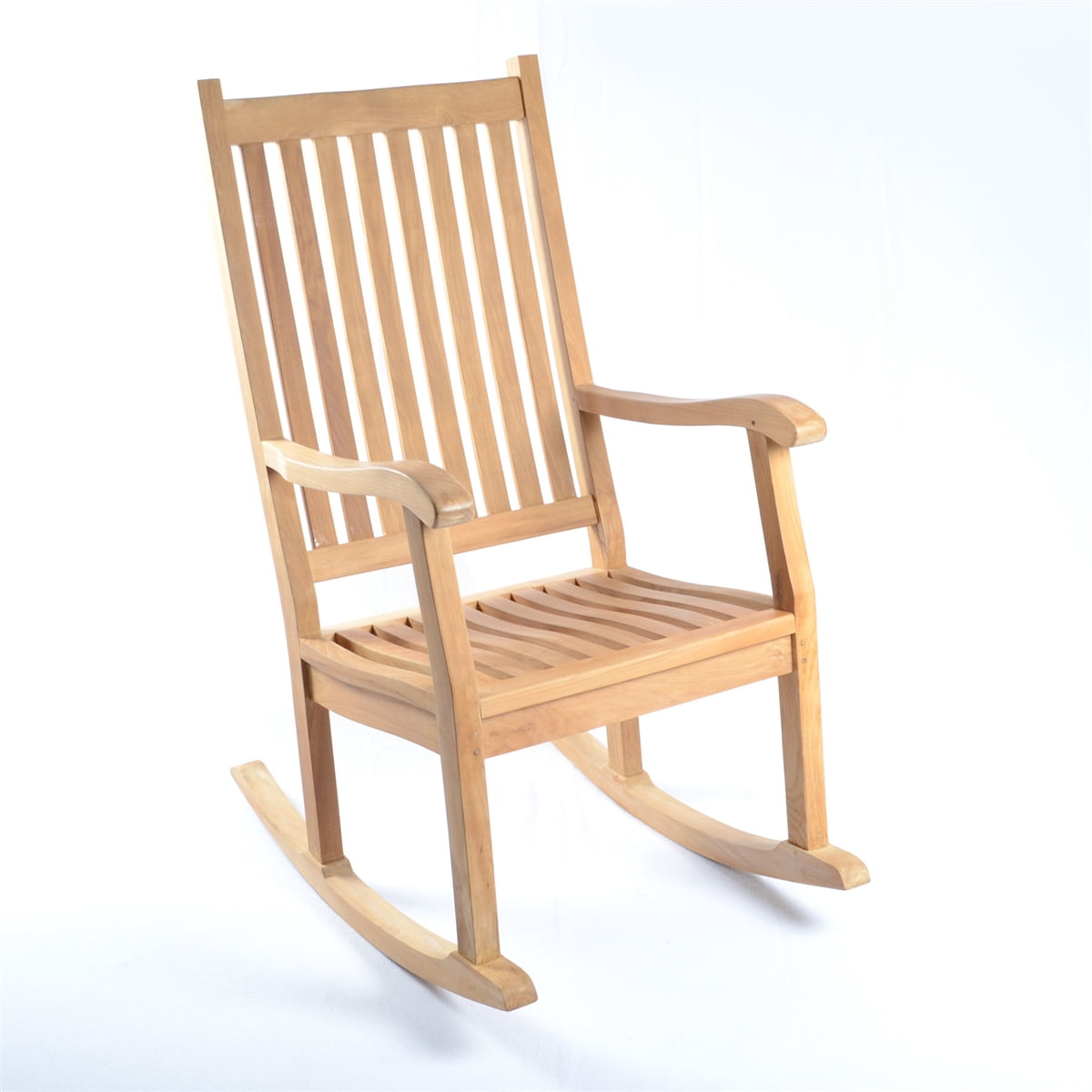Tortuga Outdoor Jakarta Teak Wooden Rocking Chair - Walmart.com