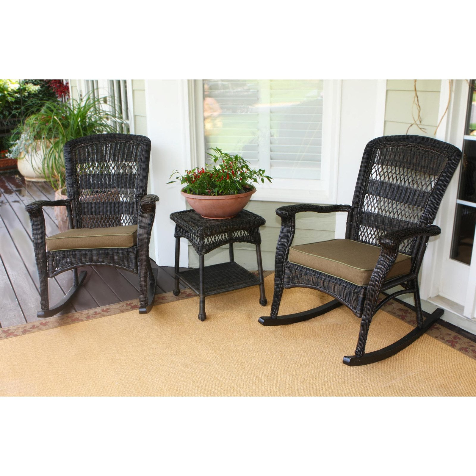 Tortuga Outdoor Portside Plantation 3 pc. Rocker Set - Walmart.com