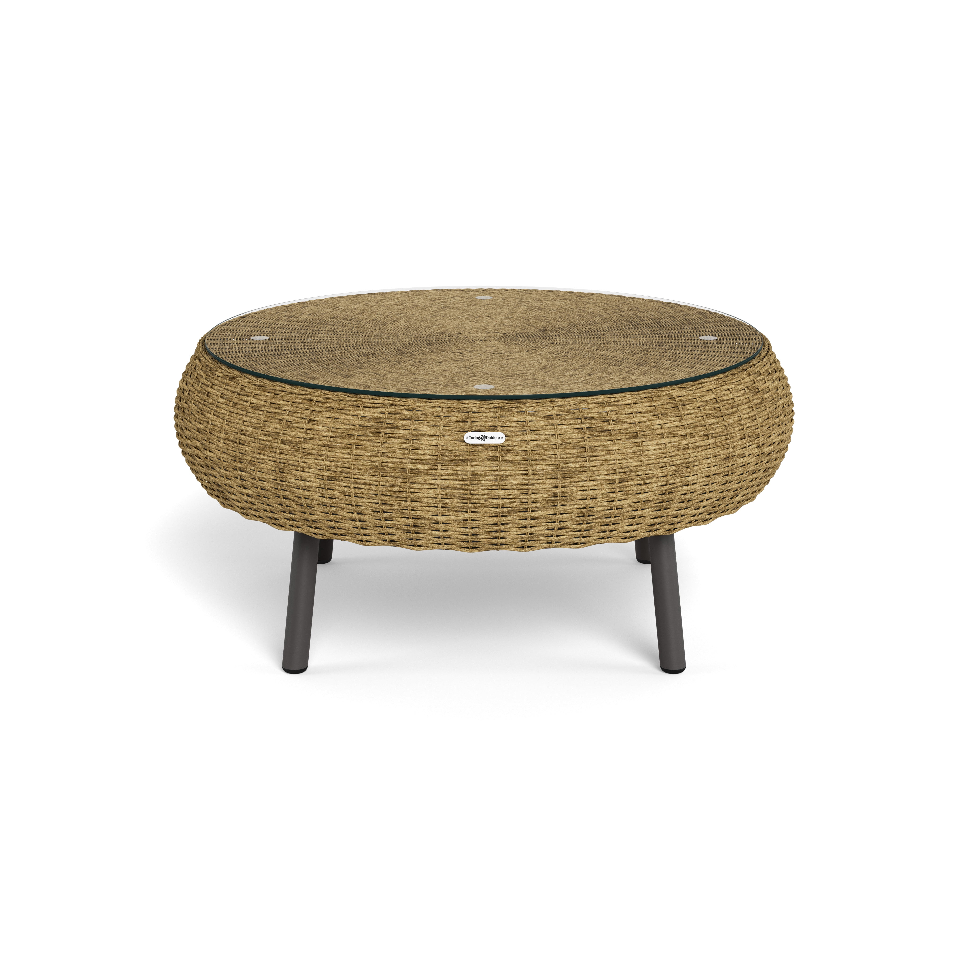 Tortuga Outdoor Round Wicker Table - Walmart.com