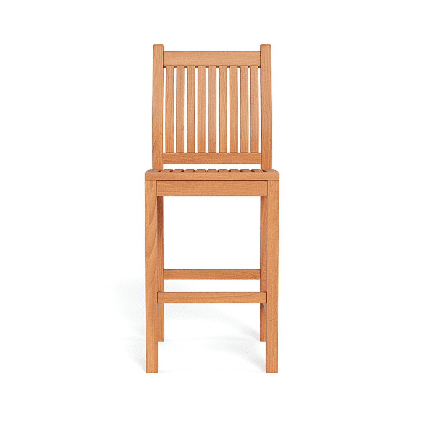 Tortuga Outdoor Teak Outdoor Bar Chair - Walmart.com