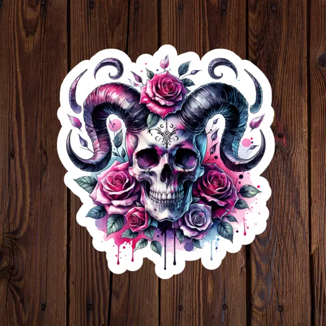 Tortured Poets Sticker Fantasy Dark Skull Gothic Mystical Mythic ...