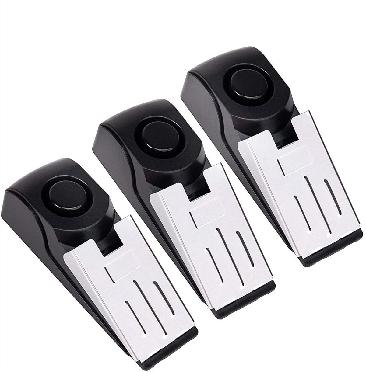 GIXUSIL 3 Packs Upgraded Door Stop Alarm Portable Wedge Door Stoppers ...