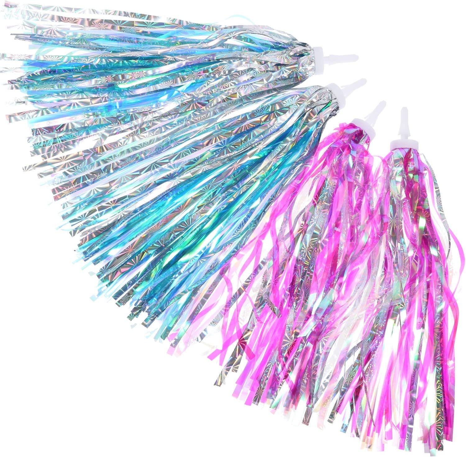 GIXUSIL 4 Pieces Kids Bicycle Tassel Ribbon, Children Scooter Handlebar ...