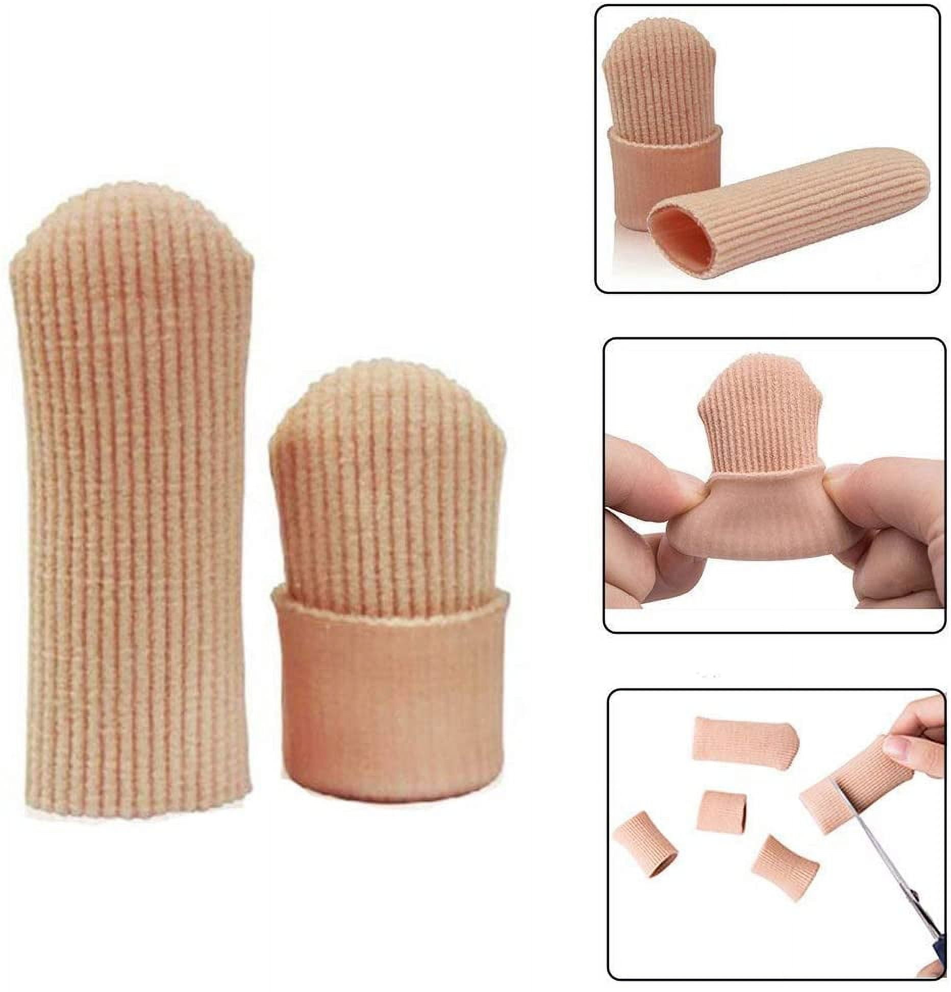 Torubia 8 Pack Toe Tubes -0.78 Inch Diameter, Fabric and Gel Lining Big ...