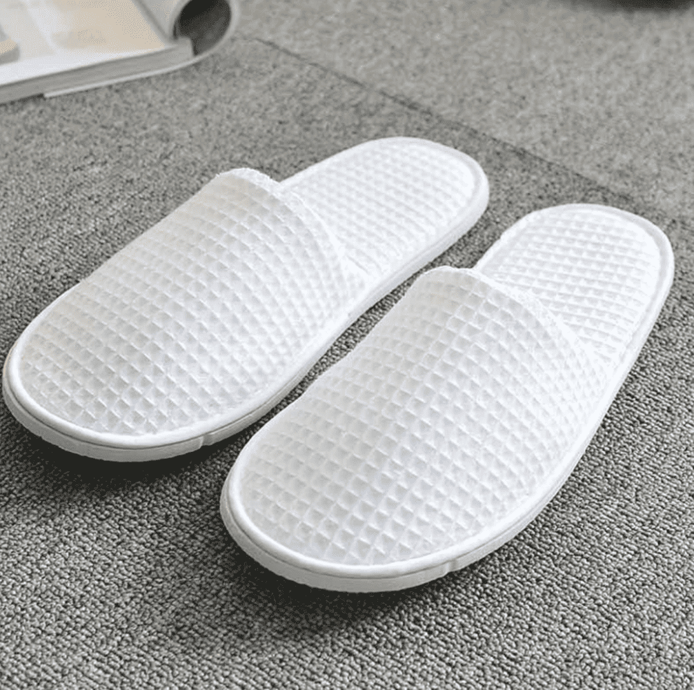 GIXUSIL Disposable Slippers for Guests 10 Pairs House Slippers for ...