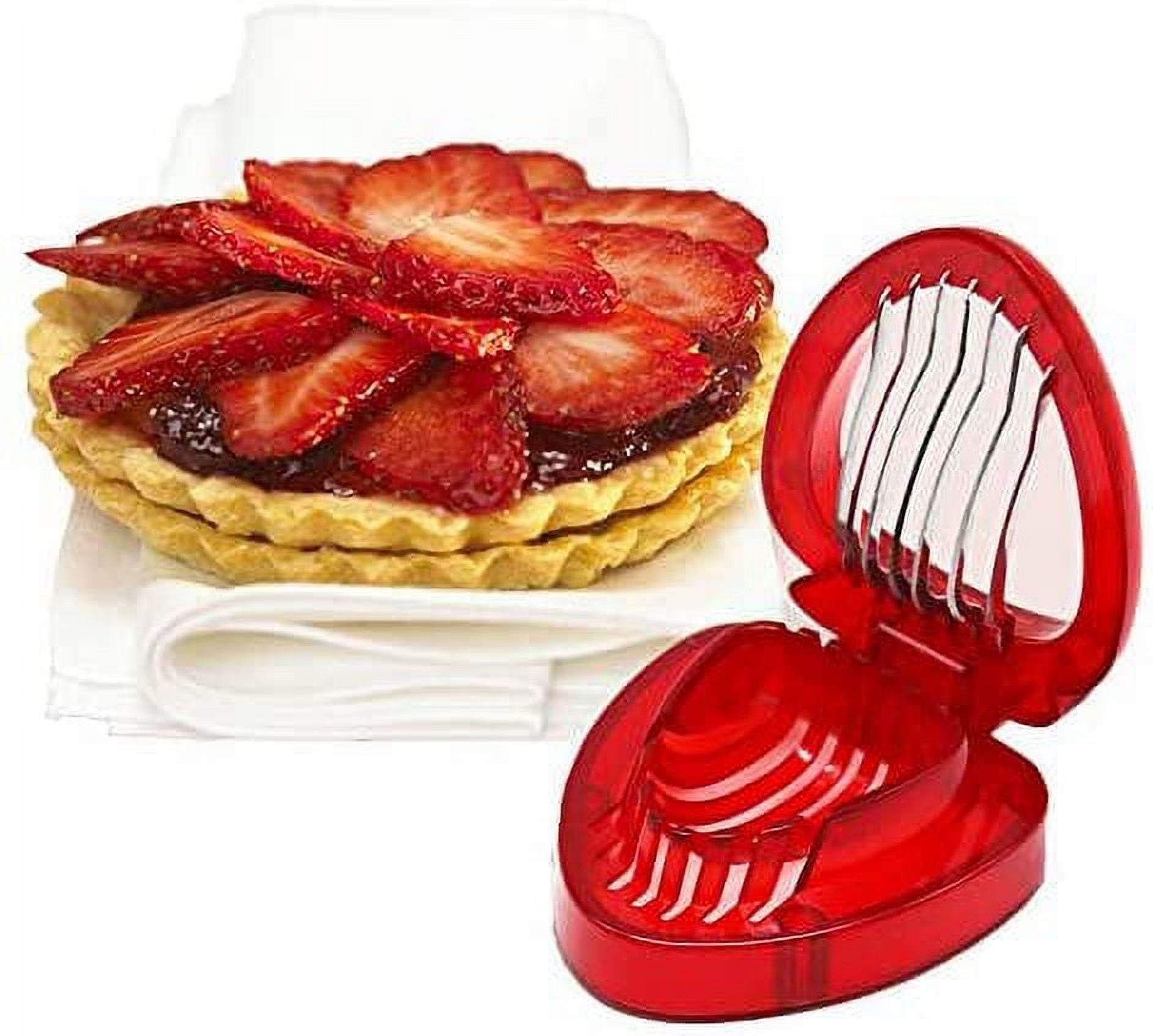Torubia Strawberry Slicer Set,Potatoes Pineapples Carrots Tomato Corer ...