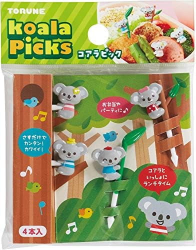 Torune Food Fork Picks Bento Lunch Accessories Koala Pick 4pcs$$Home ...