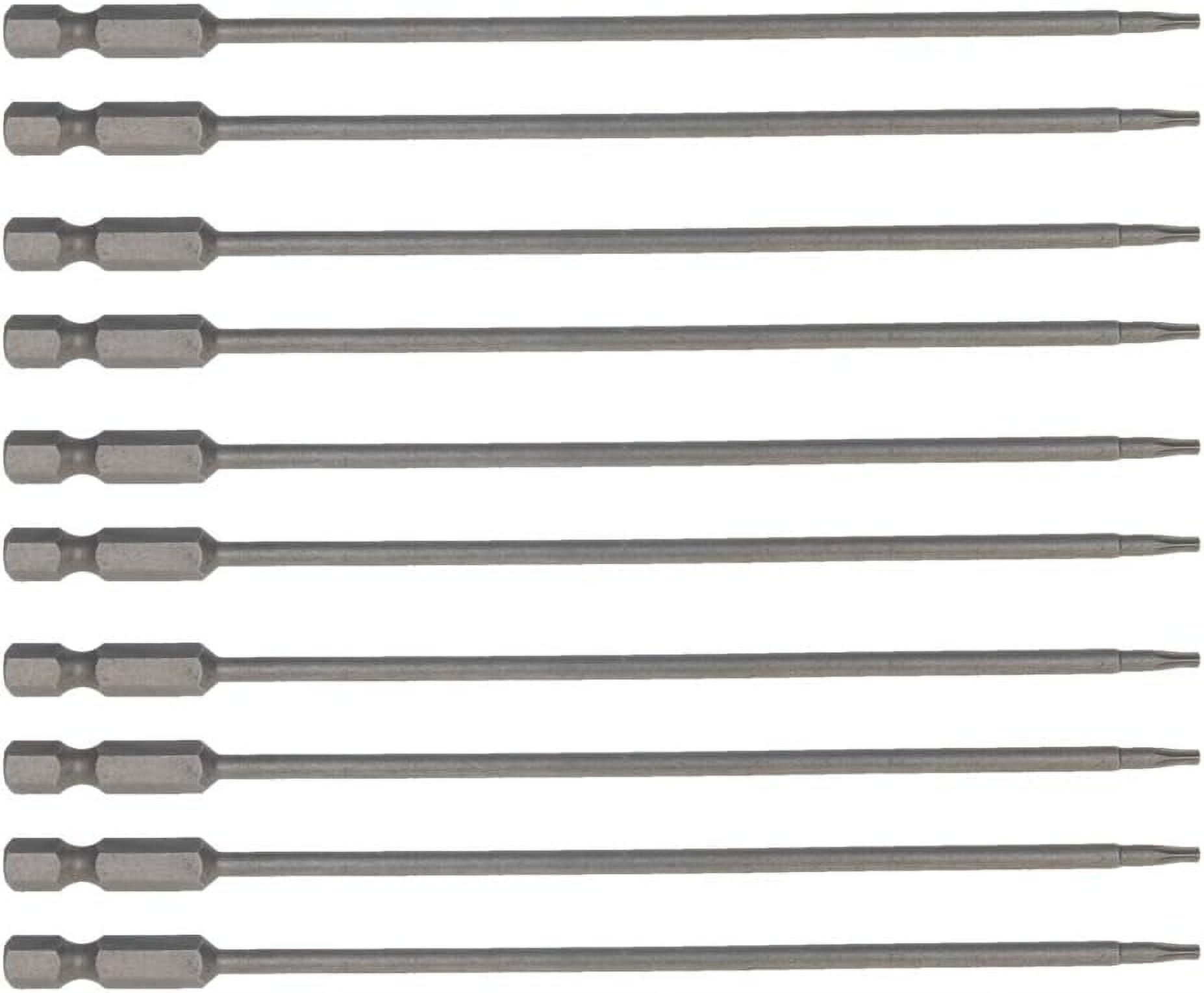 Torx Screwdriver Bits, 1/4 Inch Hex Shank Screwdriver Bits, T10 ...